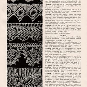 81 Vintage Crochet Edging Patterns Crochet Lace Pattern PDF - Etsy
