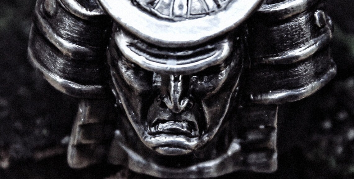 Samurai Japan Ring 925 Silver for Men Warrior ring Samurai | Etsy