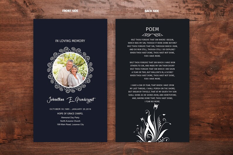 Prayer Card Template For Word - Toptemplate.my.id