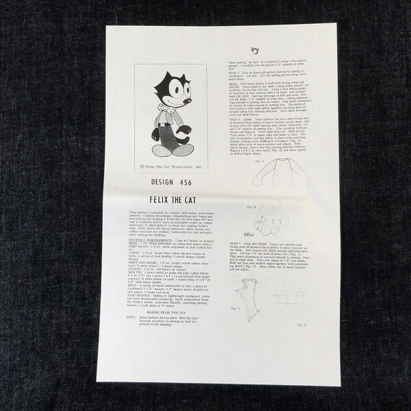 Felix the Cat Doll - Etsy