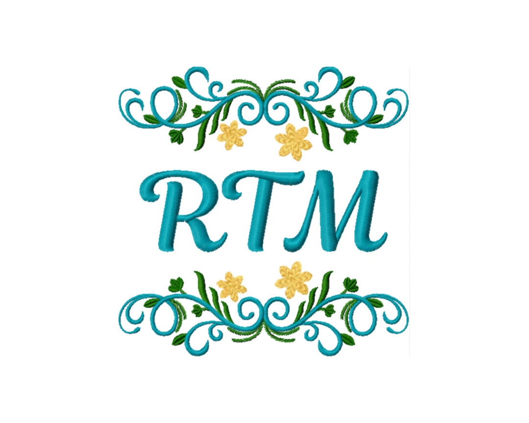 Split Monogram Frame - Vine Monogram Frame - Monogram Vine - Flower ...