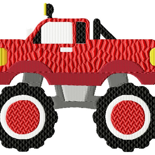 Red Truck Embroidery - Etsy