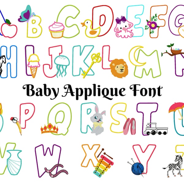 Nursery Applique - Etsy