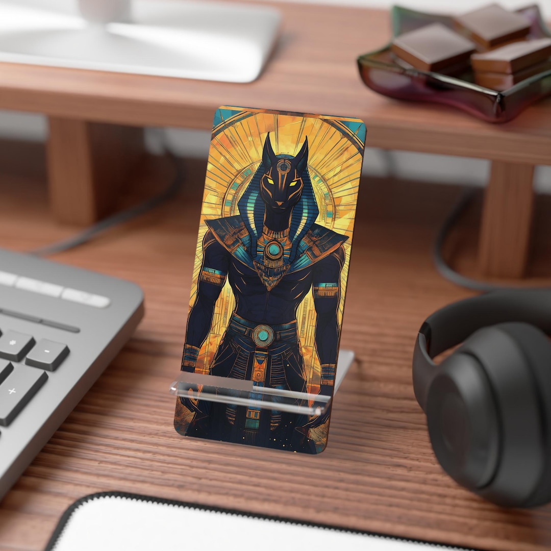 Anubis Mobile Display Stand Hardboard and Plastic, Egyptian God of the ...