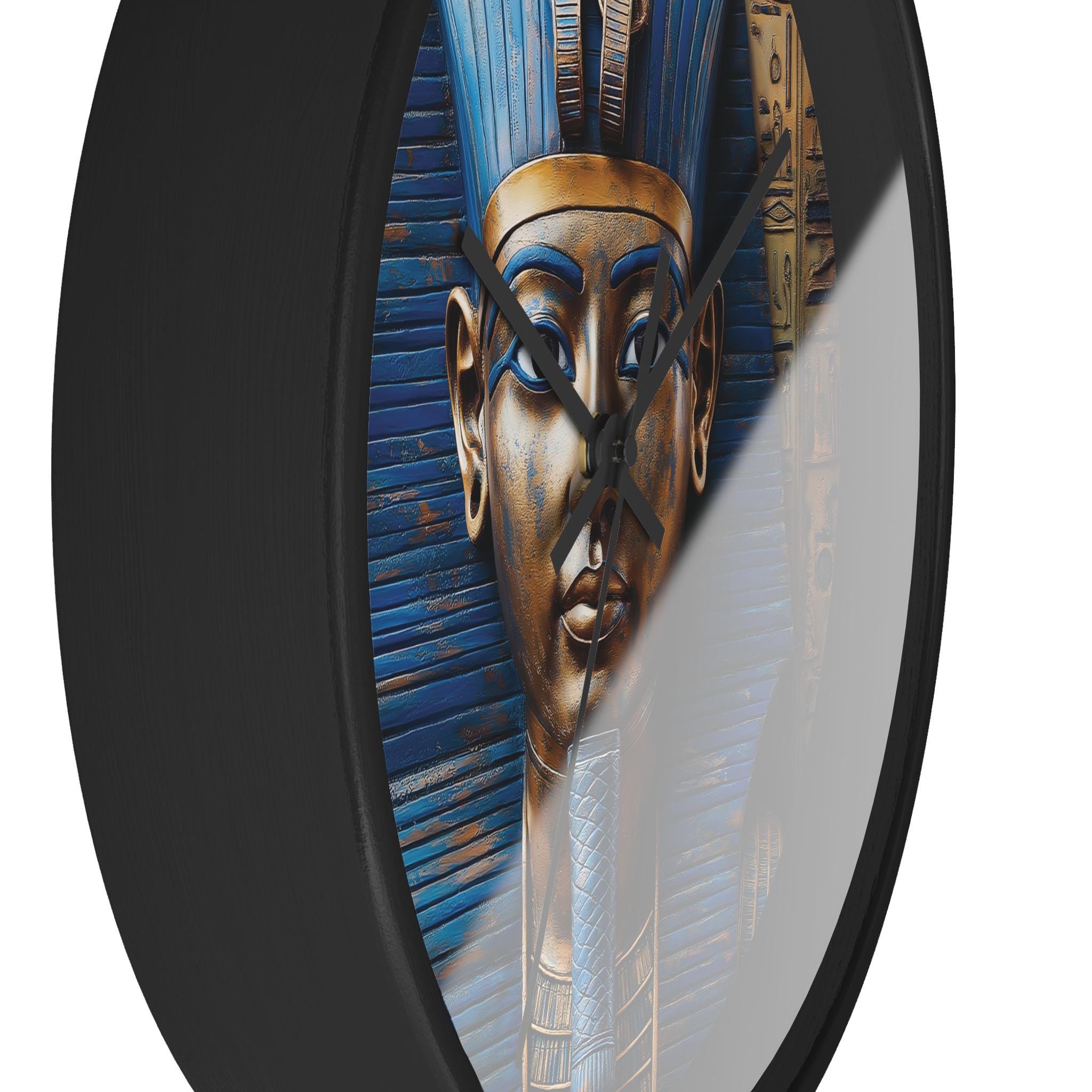 Tutankhamun Wall Clock 10 Silent Clock, Egyptian Pharaoh Design - Etsy