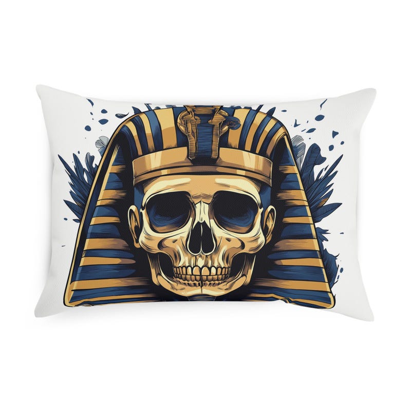 Pharaohs Curse Skull of the Eternal Ruler Cushion - Etsy