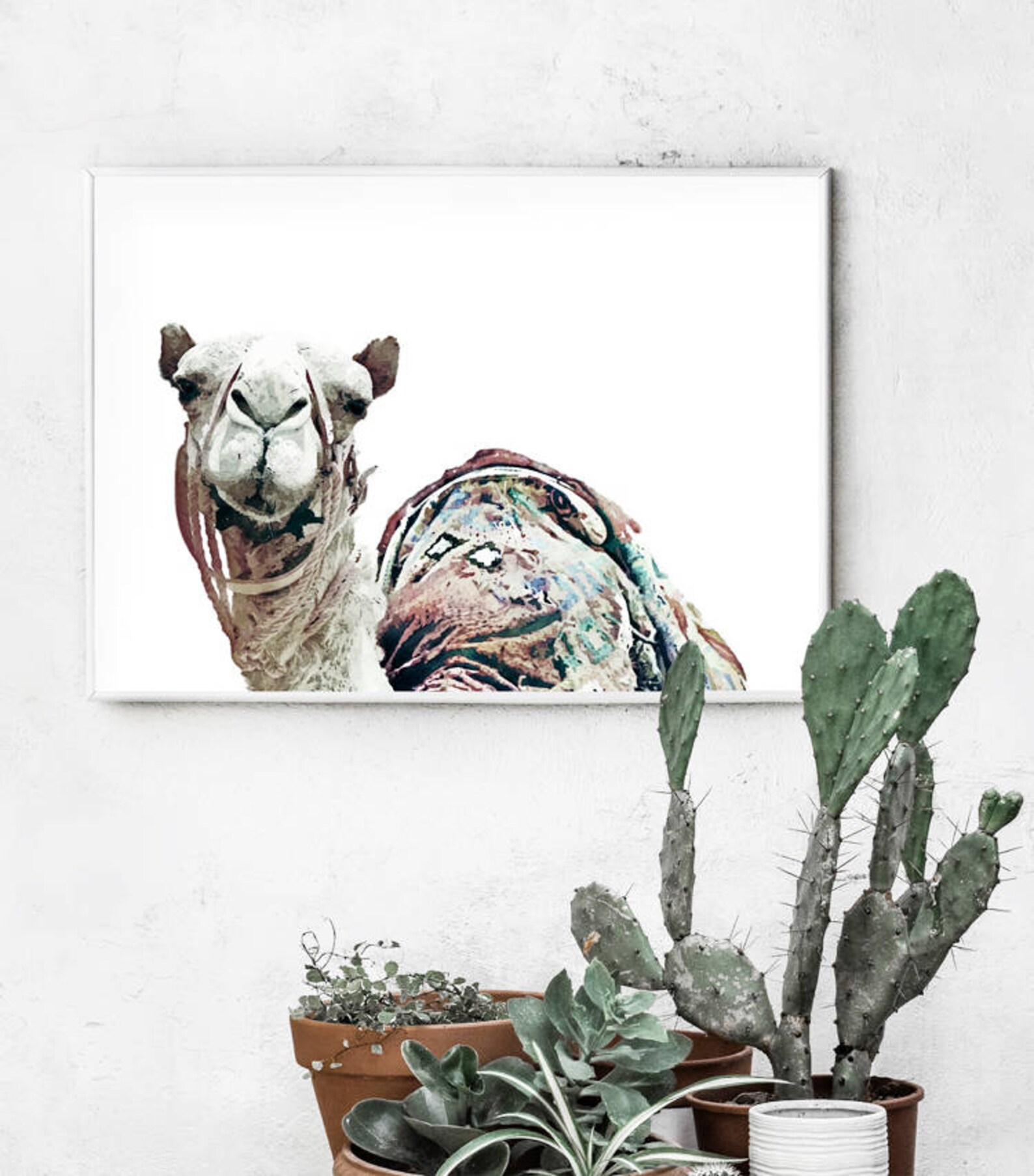Camel Print Camel Art Print Animal Art Desert Print | Etsy