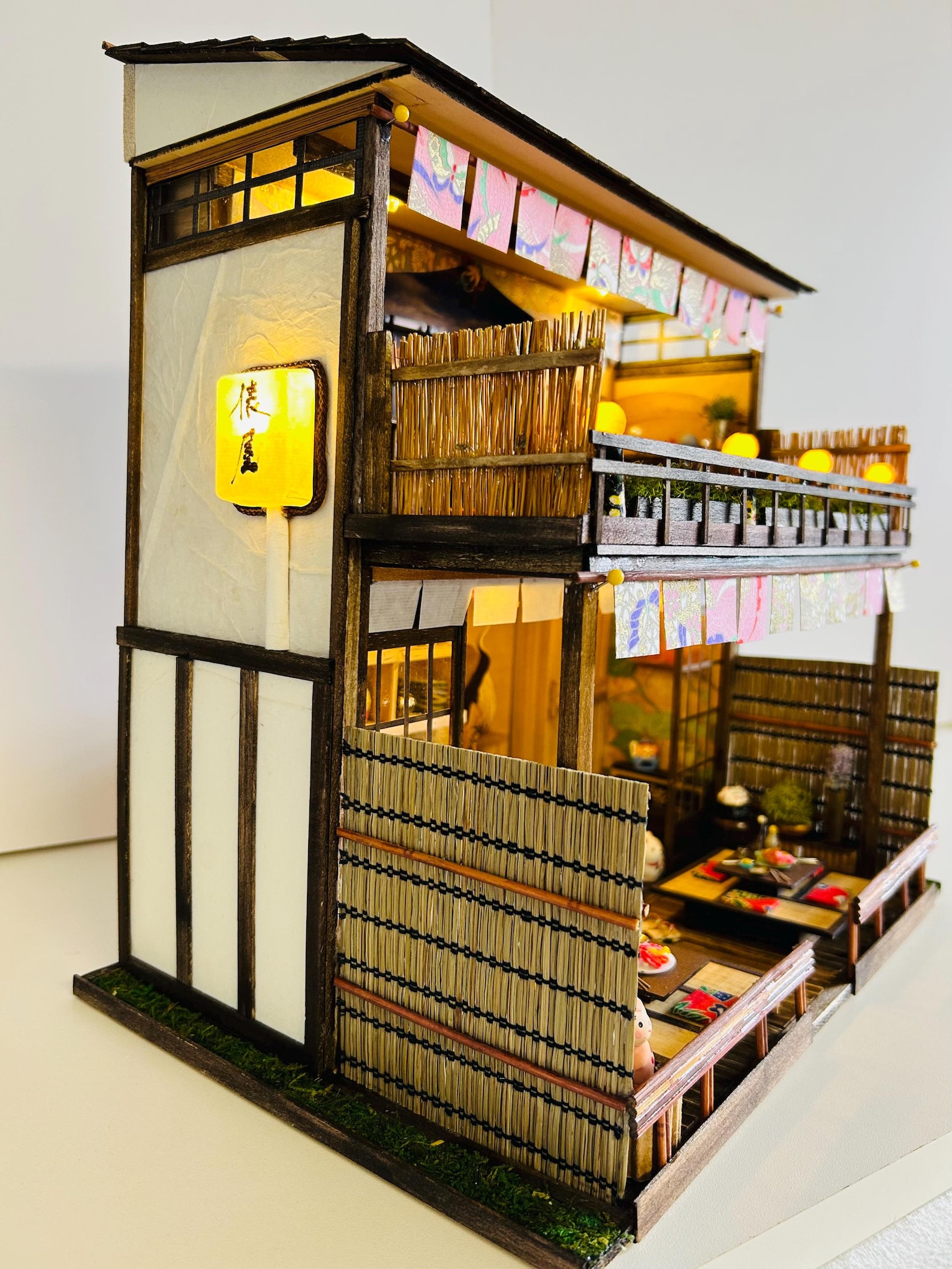 Simon J. Two Story Japanese Restaurant Miniature - Etsy