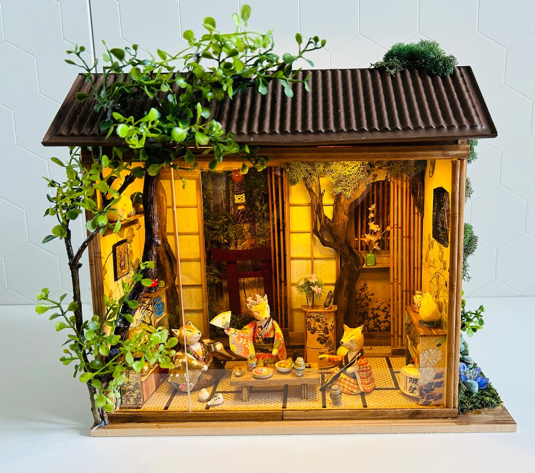 A Miniature Kitsune House - Etsy