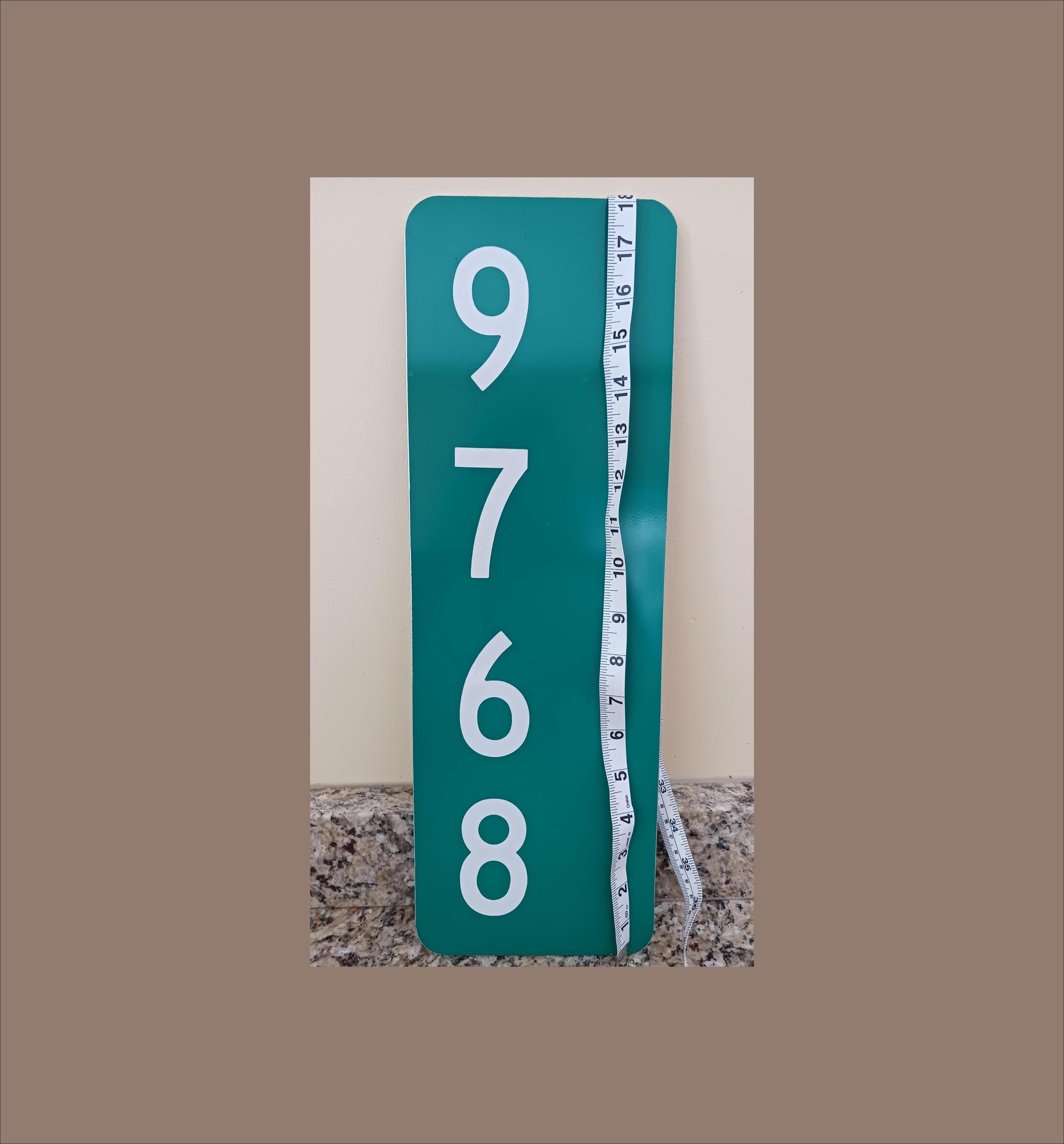 Reflective 911 Address Sign: Custom House Number Street Marker - Etsy