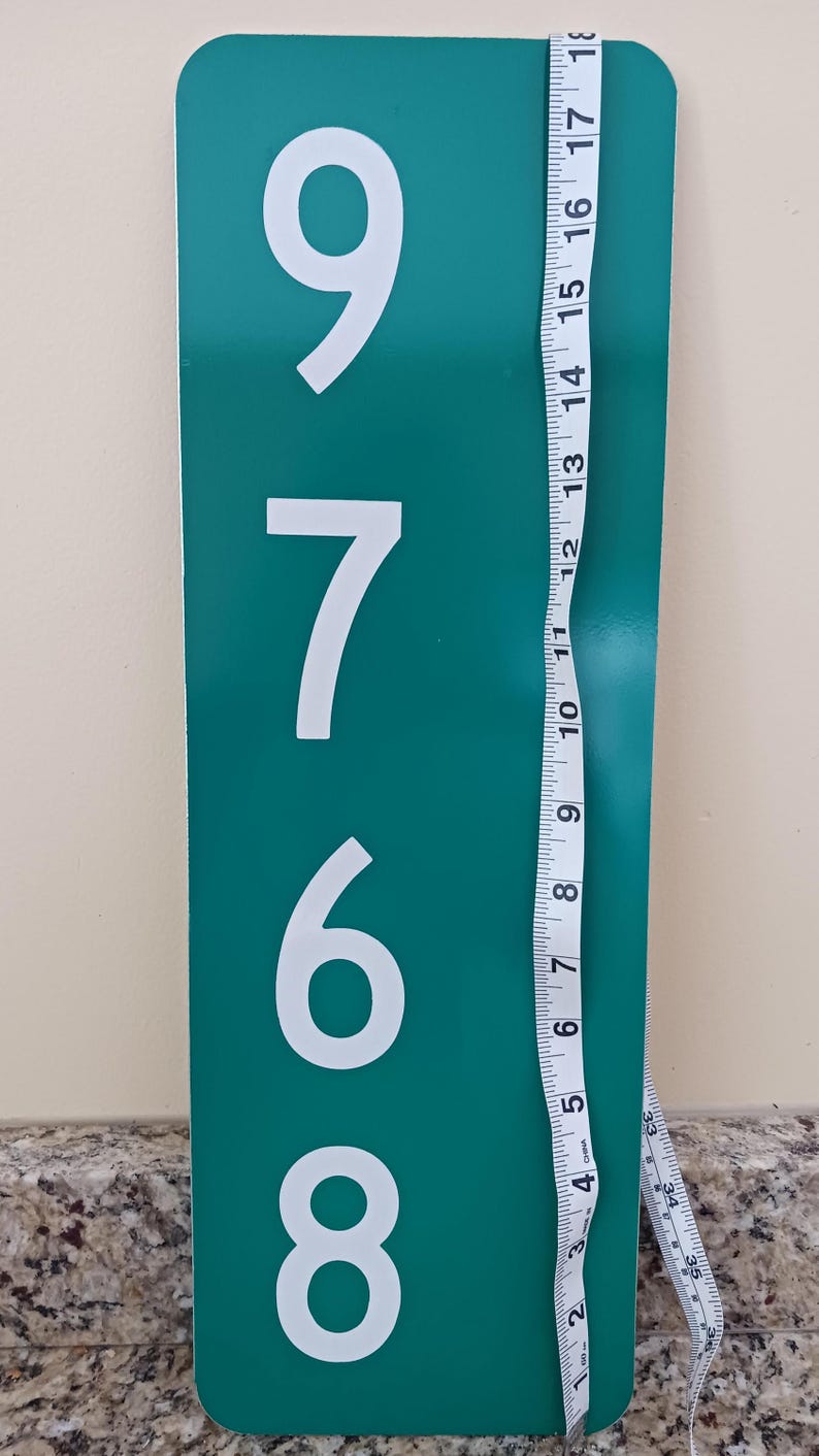 Reflective 911 Address Sign: Custom House Number Street Marker - Etsy