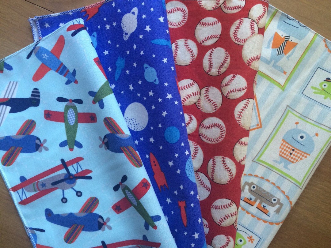 Kids/boys Cloth Napkins Set of 4 - Etsy