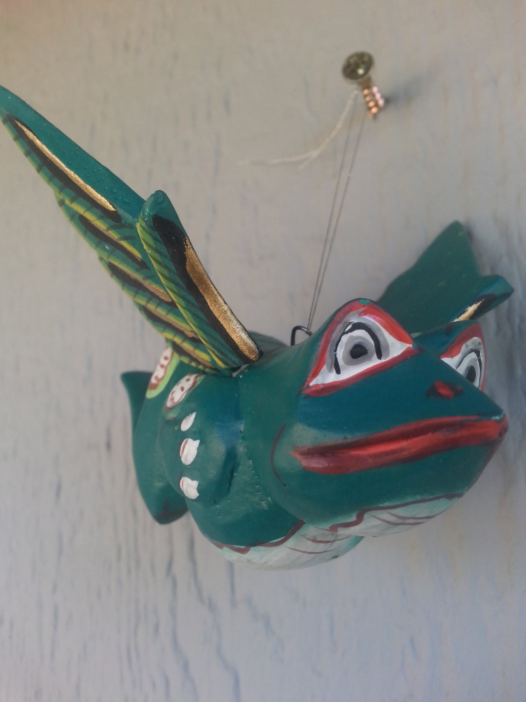 Wood Frog_ Flying Frog Ornament_ Spirit Animal_ Reptile Statue_ Home ...