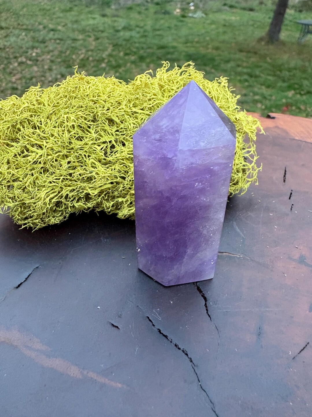 Amethyst Crystal Tower: Purple Crystal Point_ Birthstone - Etsy