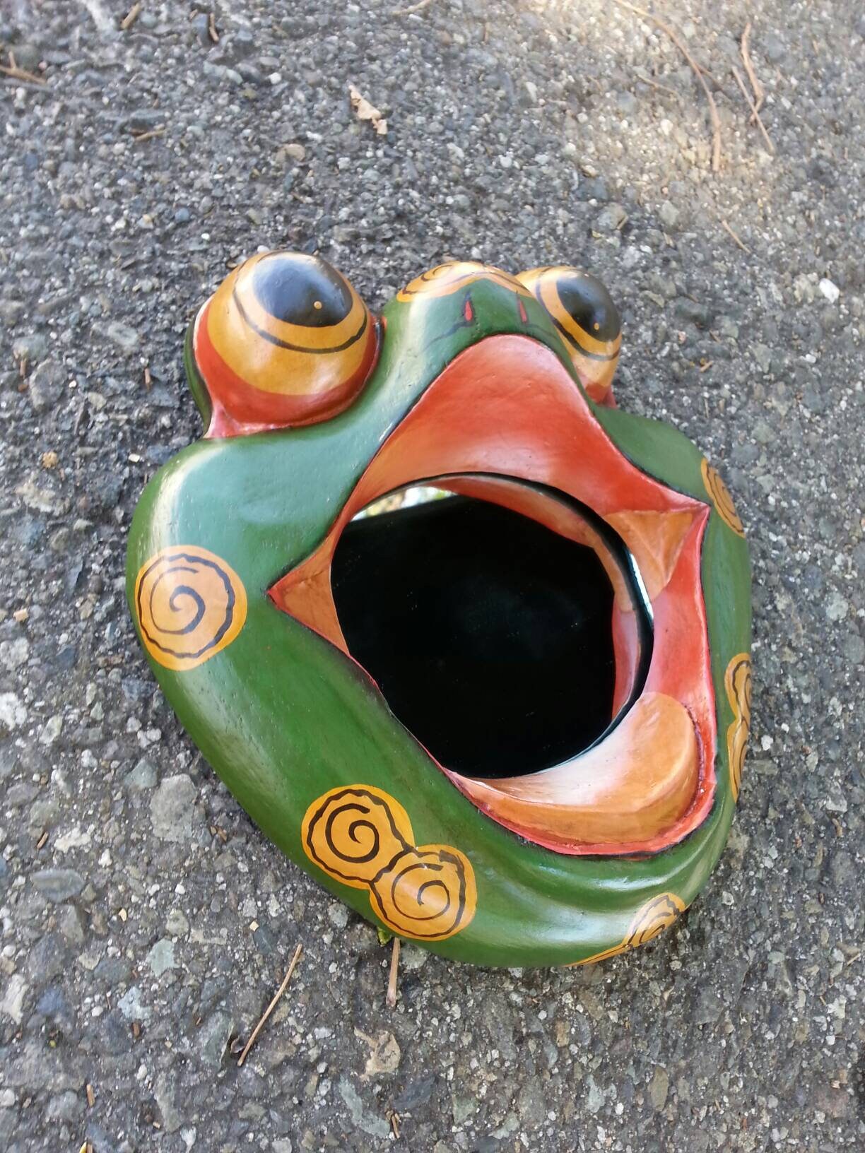 Frog Mirror/mirror/ Wood Mirror/ Frog/ Reptile/ Handmade/ - Etsy