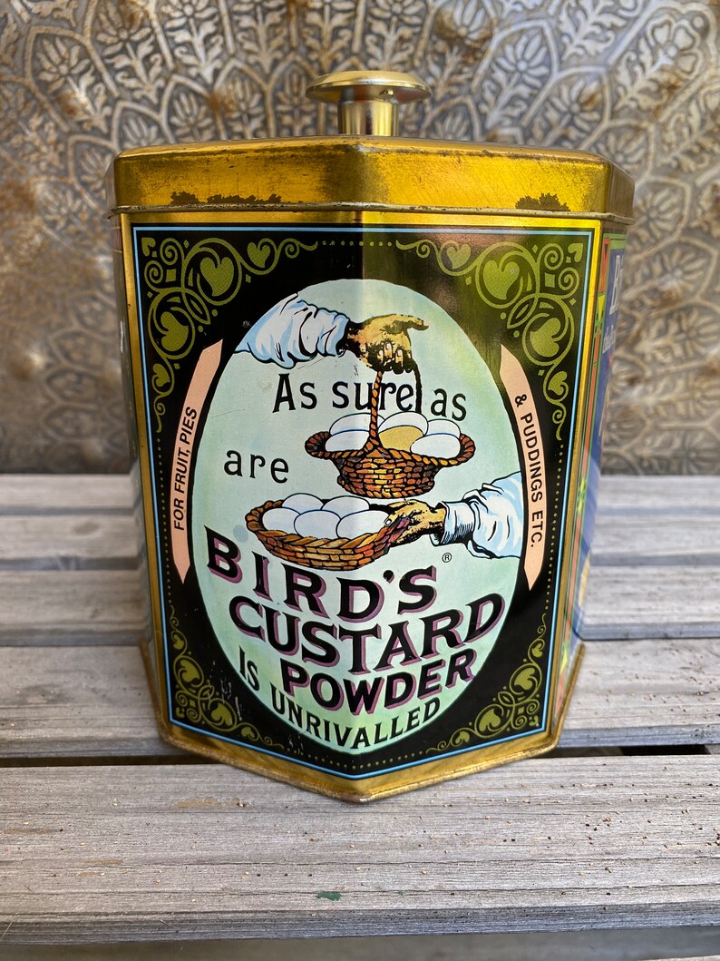 Bird's Custard Powder Tin/made in England 1978 Advertising Tin/a. Bird ...