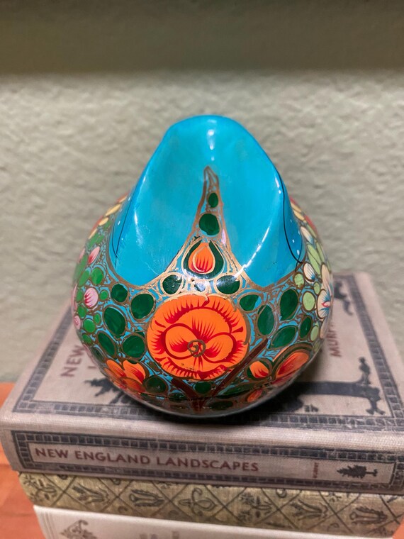 Paper Mache Bunny Box/Rabbit Trinket Box/Easter Rabbit - Gem