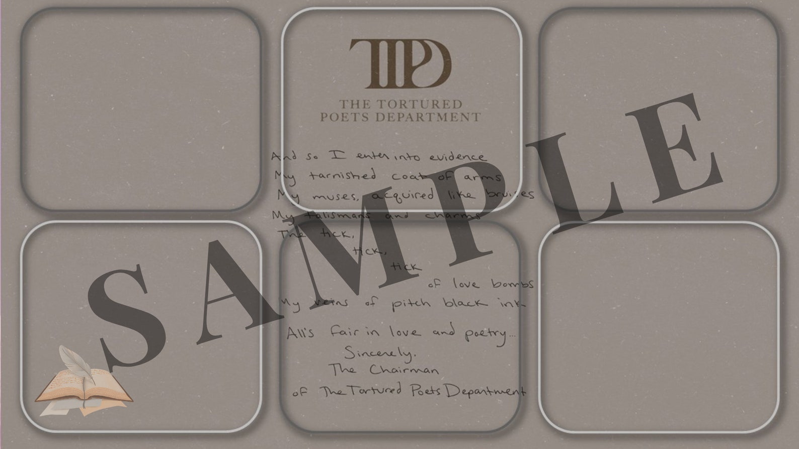 TTPD Laptop Wallpaper Organizer - Etsy