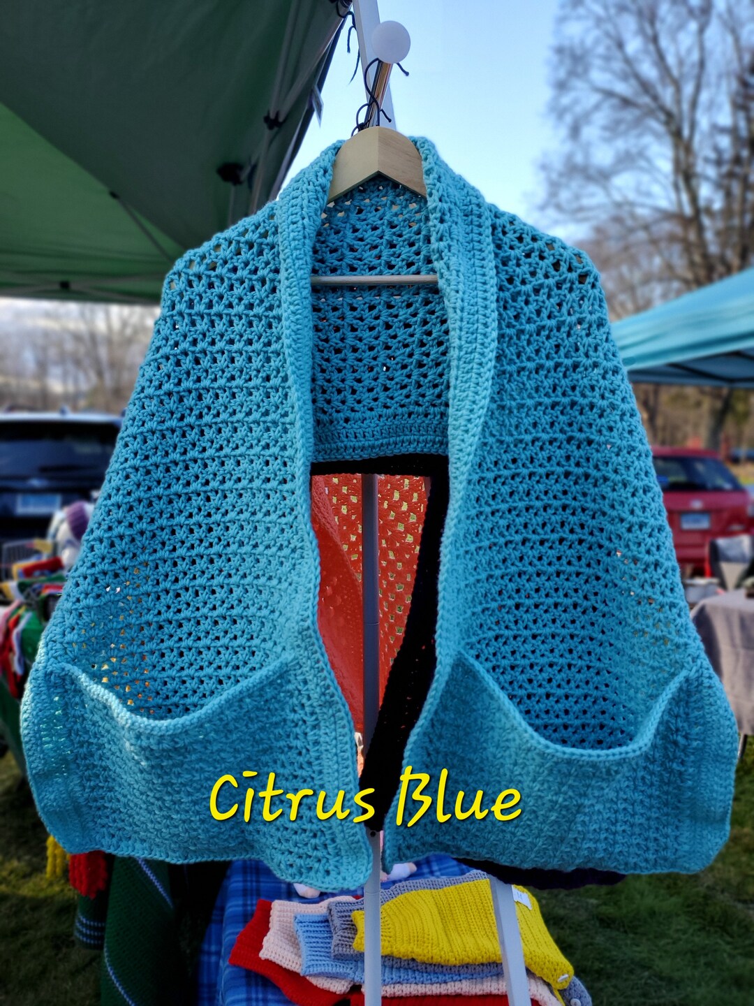 Adult Pocket Shawl free Shipping - Etsy
