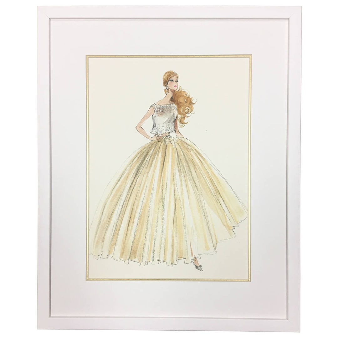 Barbie Couture Evening Dress Vintage Barbie Prints Girl Prints Barbie ...