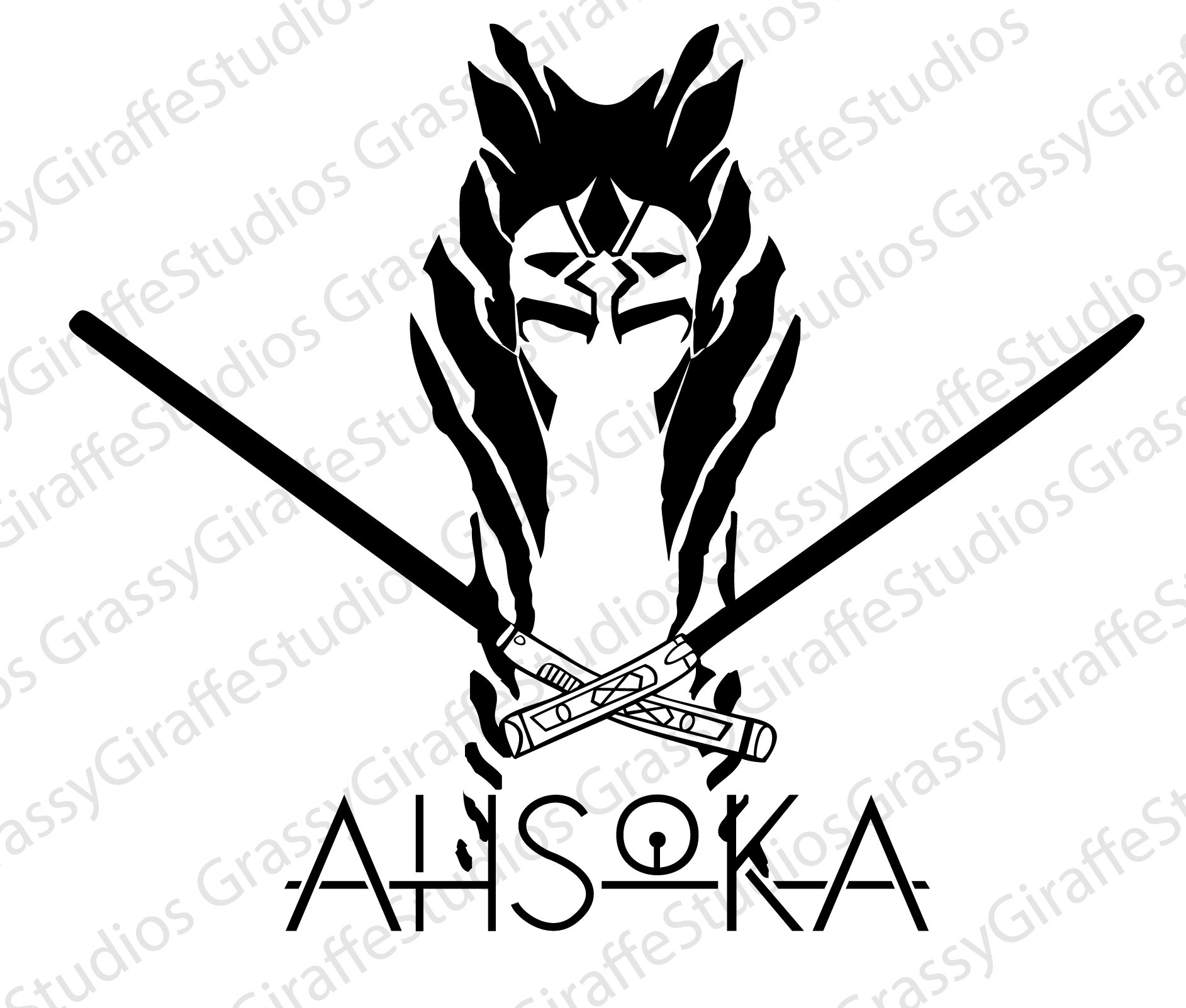 Ahsoka SVG PNG JPG | Rebels Dxf Eps Pdf | Silhouette Cut File | Cut ...