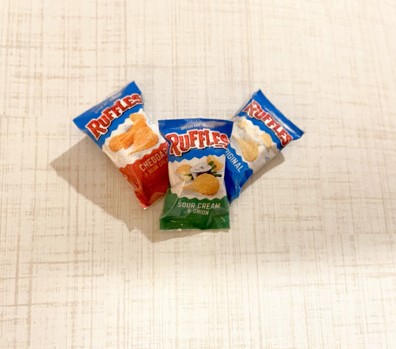 1:12 Dollhouse Miniature Potato Chips, Ruffles Chips Replica for ...