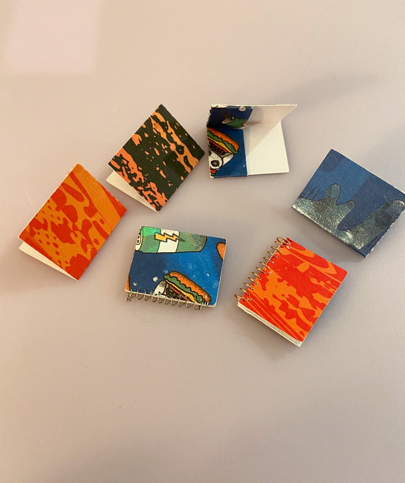 1:12 Dollhouse Miniature Spiral Notebook, School Supplies for Miniature ...