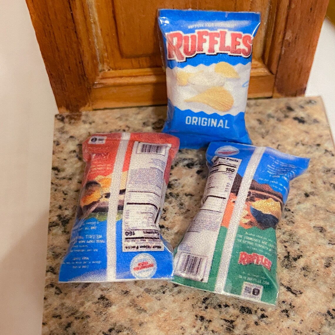 1:12 Dollhouse Miniature Potato Chips, Ruffles Chips Replica for ...