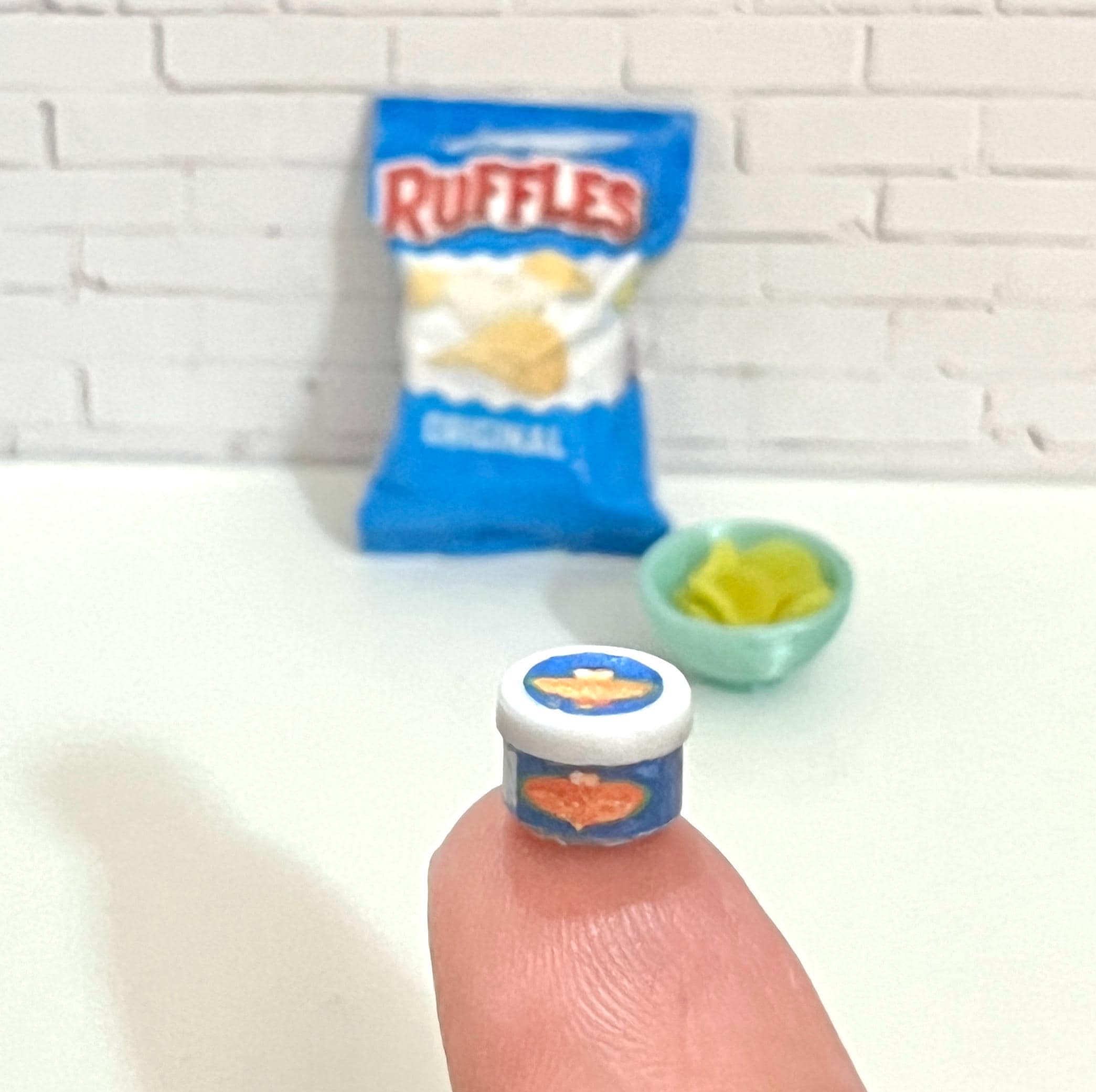 1:12 Dollhouse Miniature Chip Dip, Fritolays Chips Replica for ...