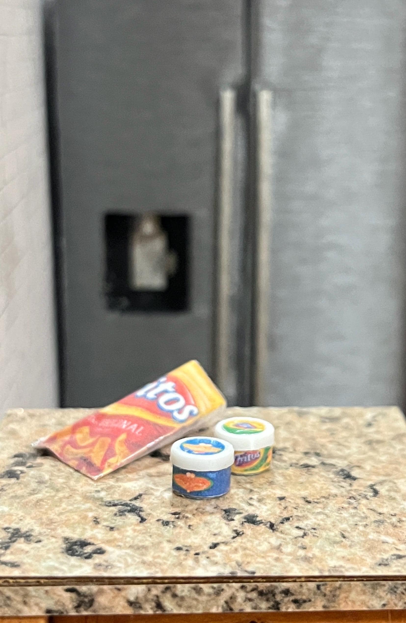 1:12 Dollhouse Miniature Chip Dip, Fritolays Chips Replica for ...