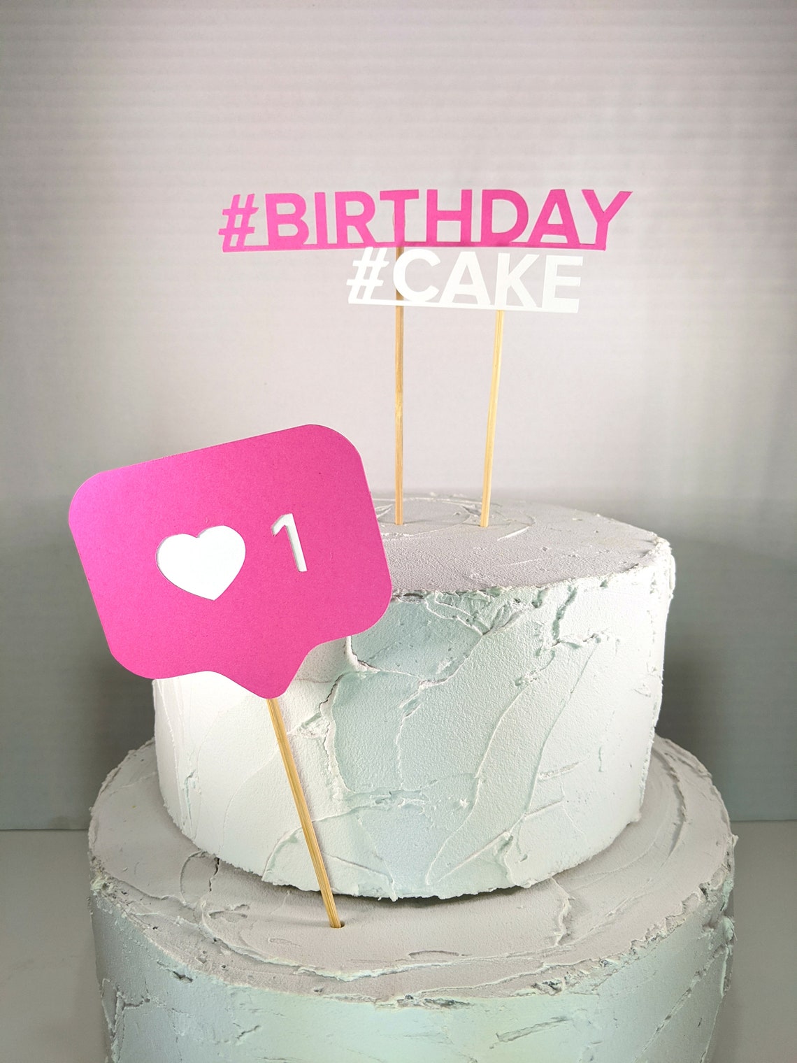 Instagram Cake Topper Hashtag Cake Topper Influencer Cake - Etsy