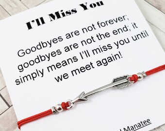 I Miss You Bracelet - Etsy