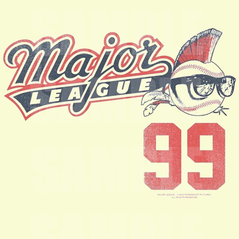 Classic Movie "major League" Png Digital File Dtf Ready Transparent - Etsy