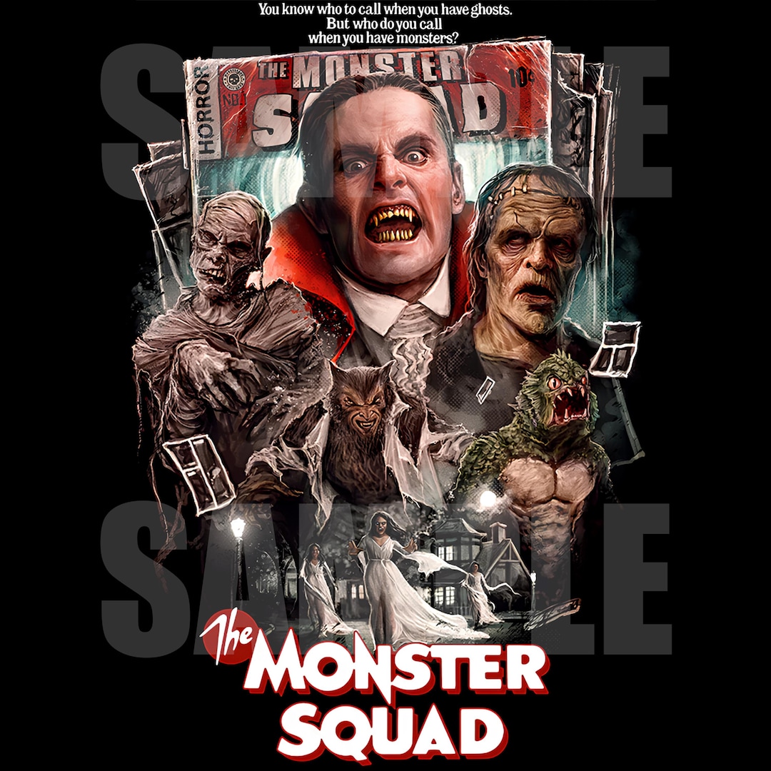 Monster Squad Villains Transparent Png - Etsy