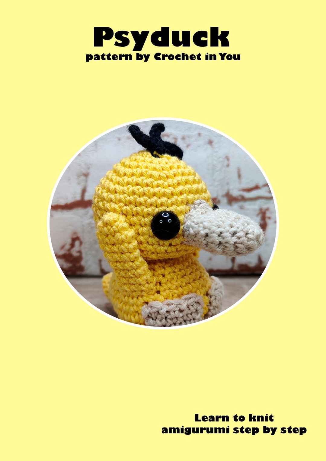 Psyduck Pattern PDF ENG - Etsy