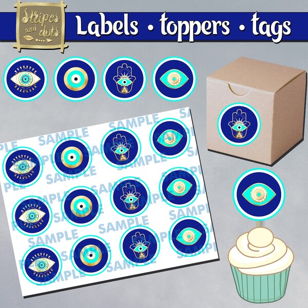 Eye Cupcake Topper - Etsy