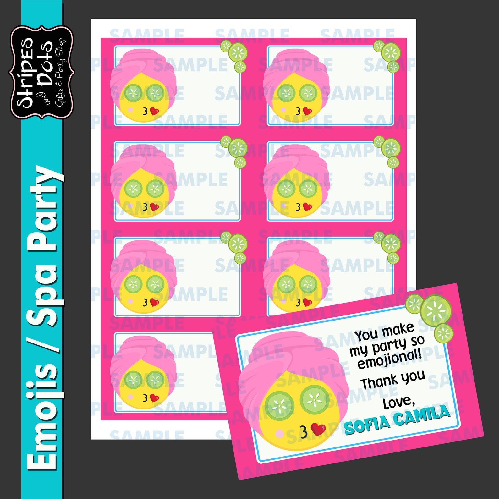 Emojis Labelsemojis Name Cardsemojis School Labelsemojis | Etsy