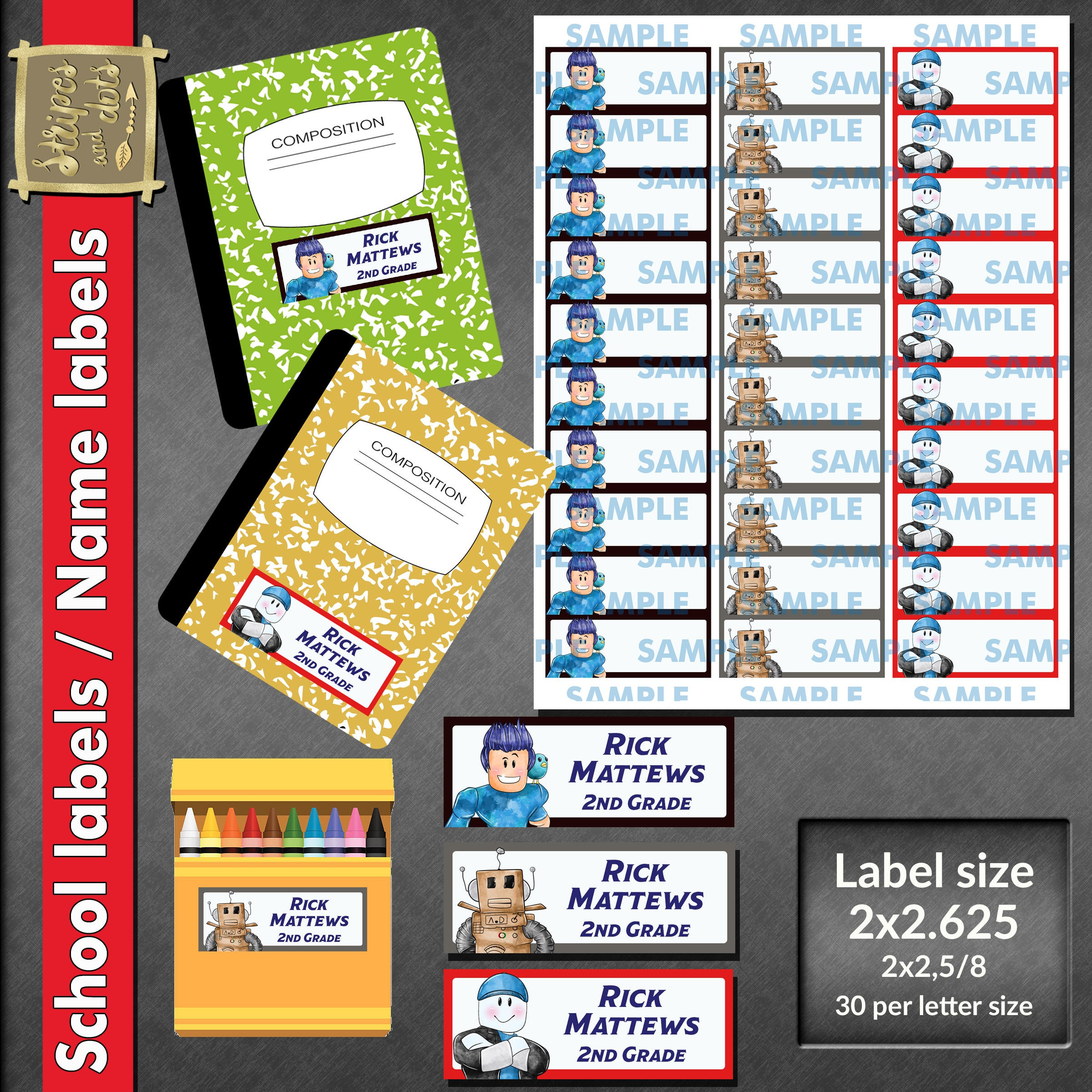 Roblox School Labelsroblox Labelsroblox Theme Labelsroblox - Etsy Finland