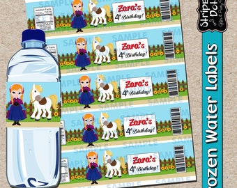 Frozen Water Labels - Etsy