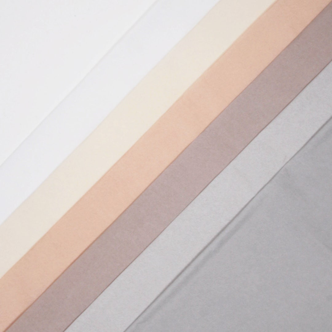 Silk Tissue Paper NEUTRAL RAINBOW 50 X 75 Cm - Etsy