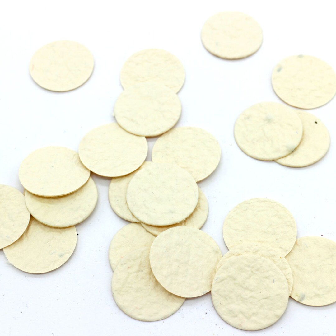 Seed Confetti Seed Paper Confetti CIRCLE French Vanilla Cream ...