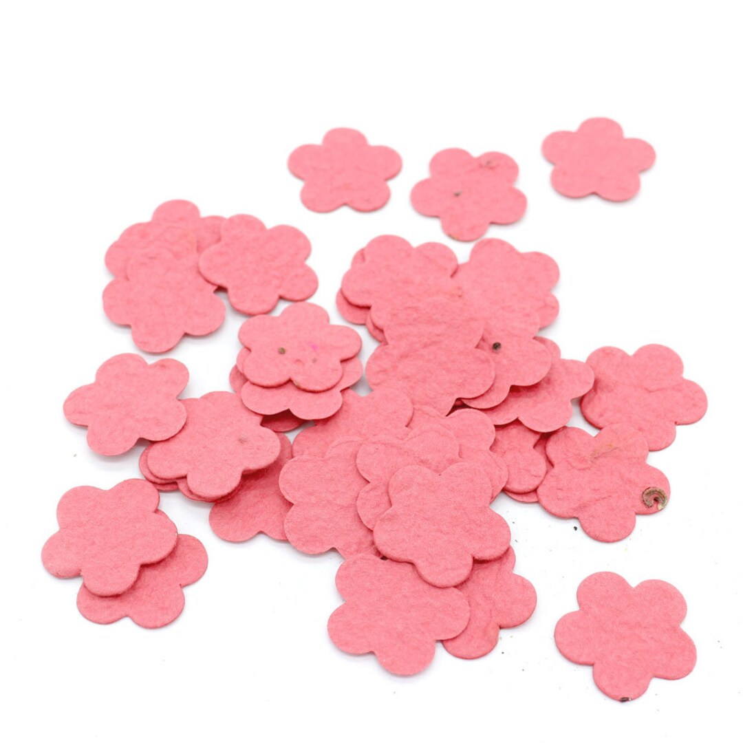 Seed Confetti Seed Paper Confetti FLOWER Island Pink Dusky Pink ...