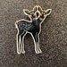 Double Headed Deer Enamel Pin - Hard Enamel Pin - Doe Pin - Creepy Pin ...
