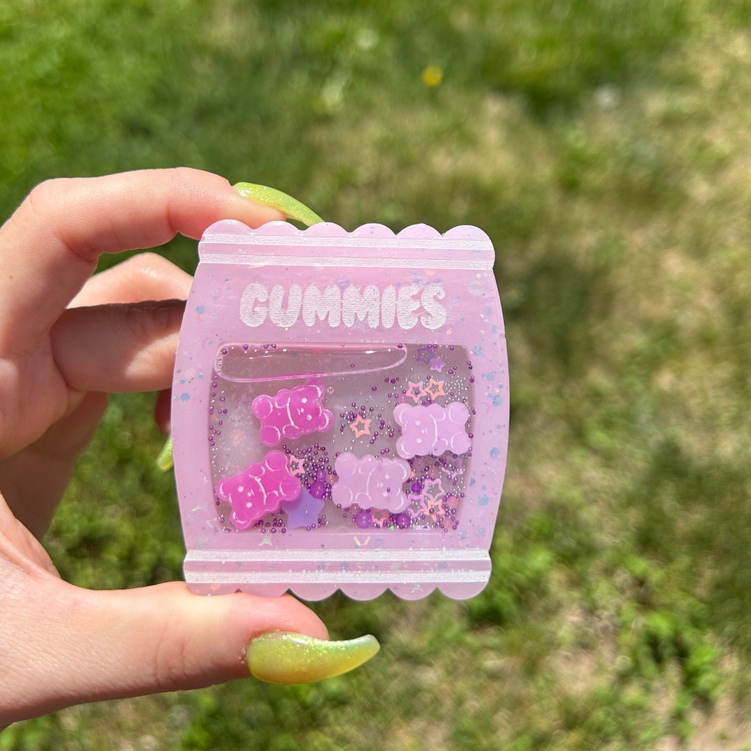 Gummy Candy Shaker Shaker Charm Kawaii Gummy Bear Shaker Resin Shaker ...