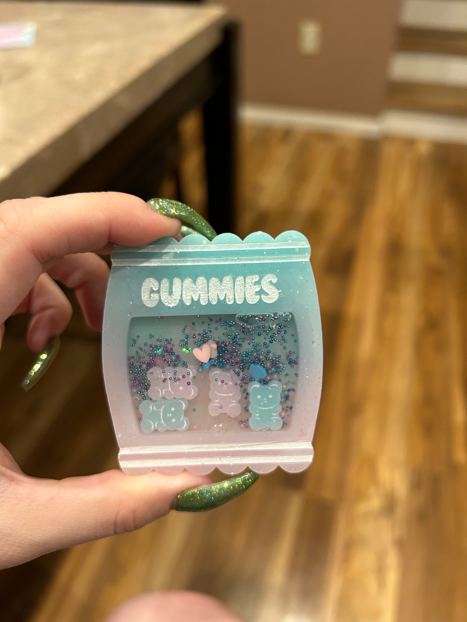 Gummy Candy Shaker Shaker Charm Kawaii Gummy Bear Shaker Resin Shaker ...