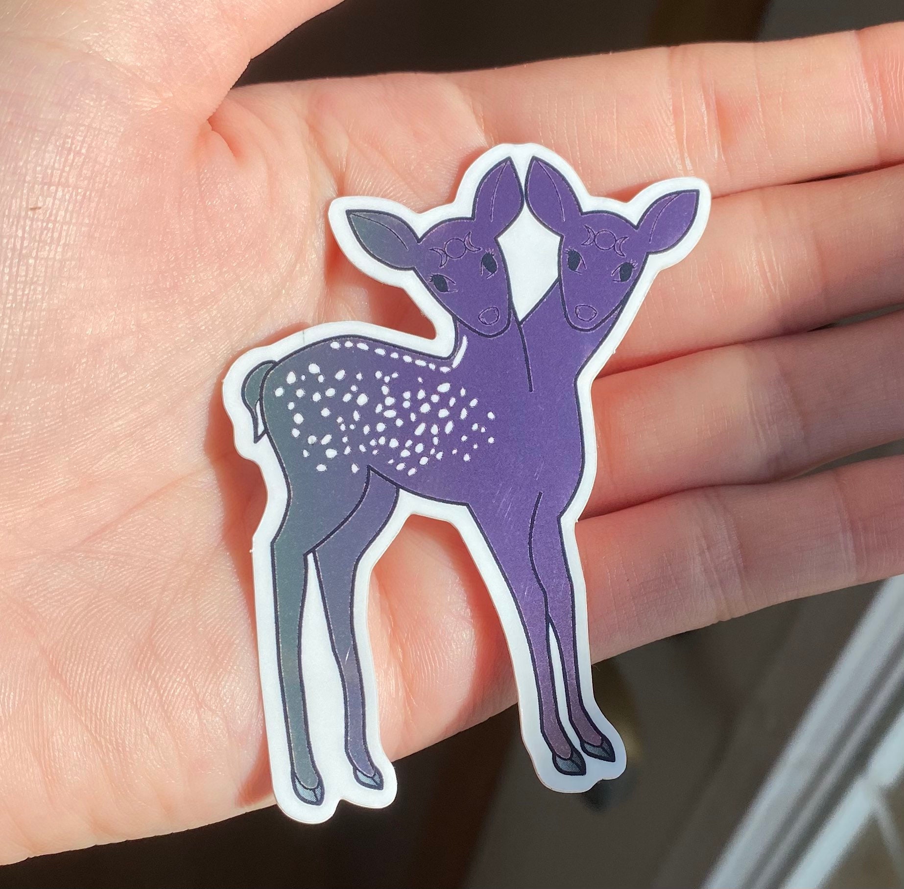 Set of 3 Metallic Stickers | Etsy