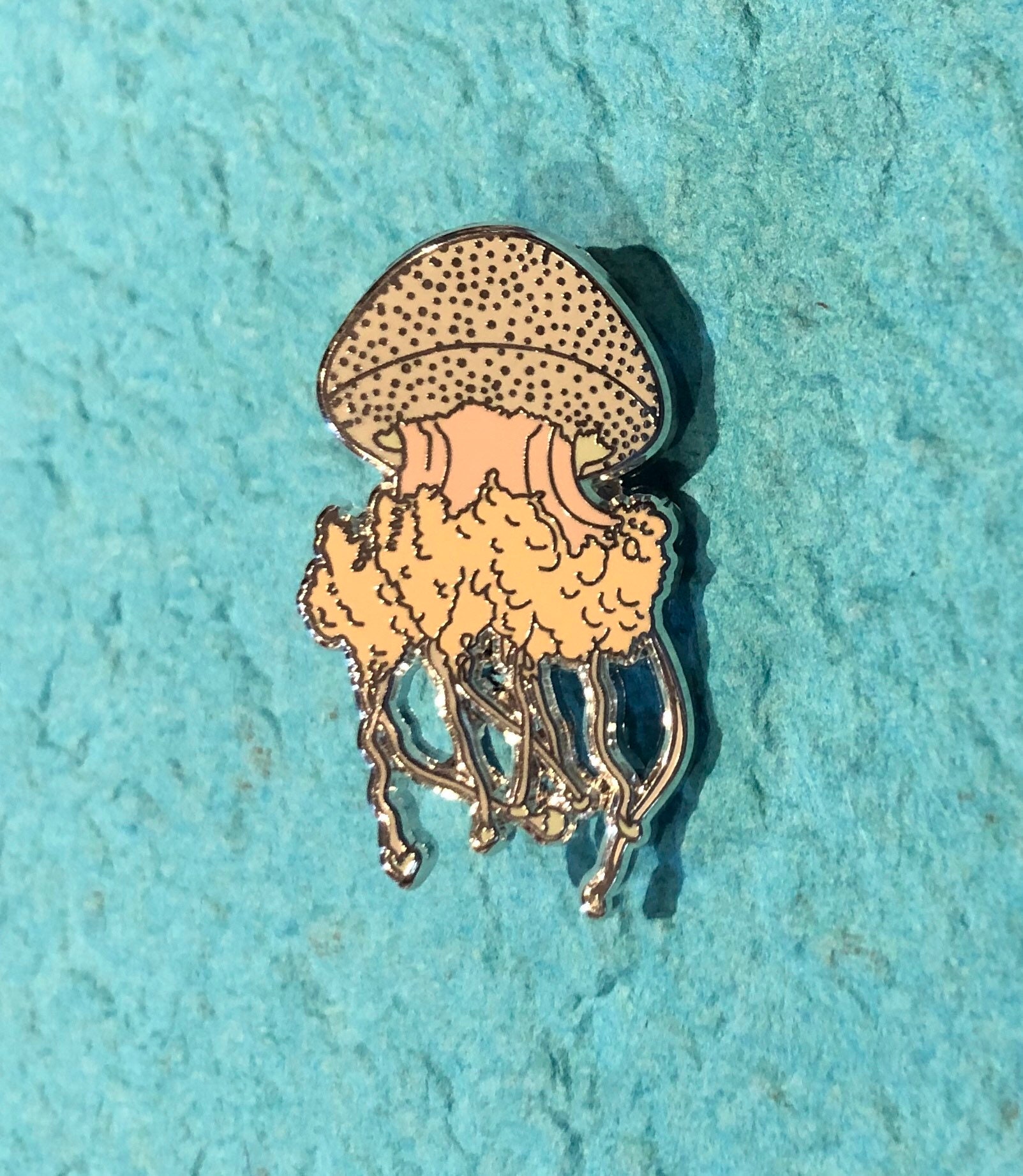 Jellyfish Enamel Pin Hard Enamel Pin Animal Pin - Etsy