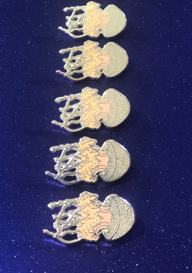 Jellyfish Enamel Pin - Hard Enamel Pin - Animal Pin - Collectible Pin ...