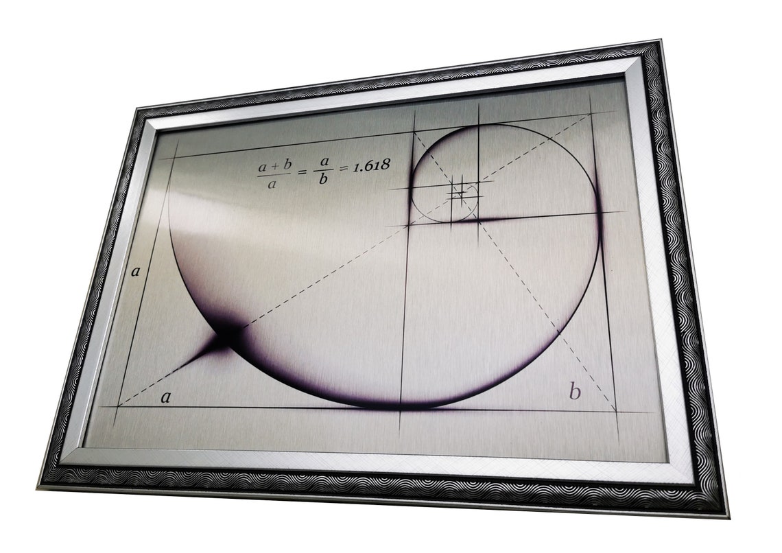 Fibonacci the Golden Ratio WALL ART Exclusive Design on - Etsy