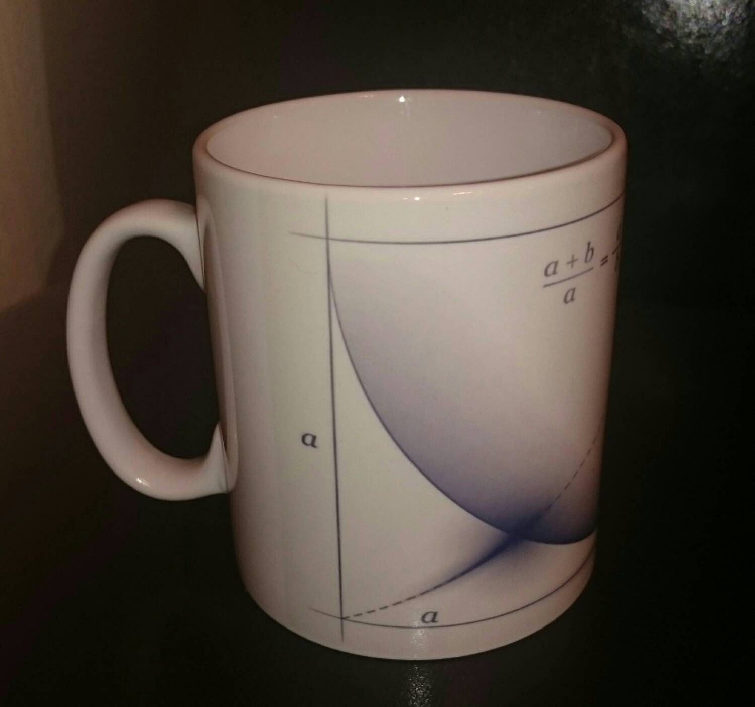 Fibonacci Sacred Geometry Design MUG Golden Ratio 1.618 10oz - Etsy